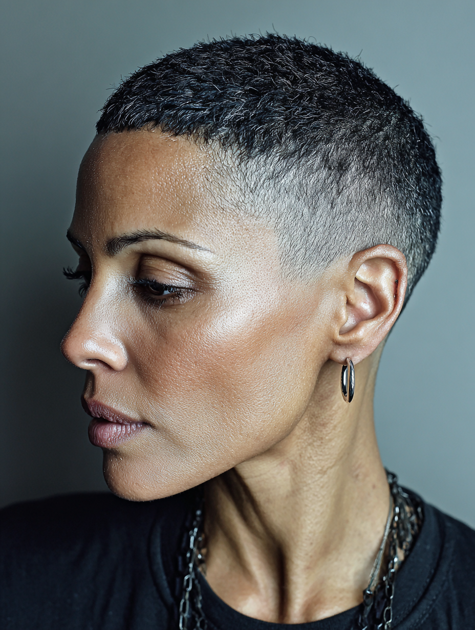 Short Fade Haircut for Black Women: Ultimate Guide to Bald Fade Styles ...