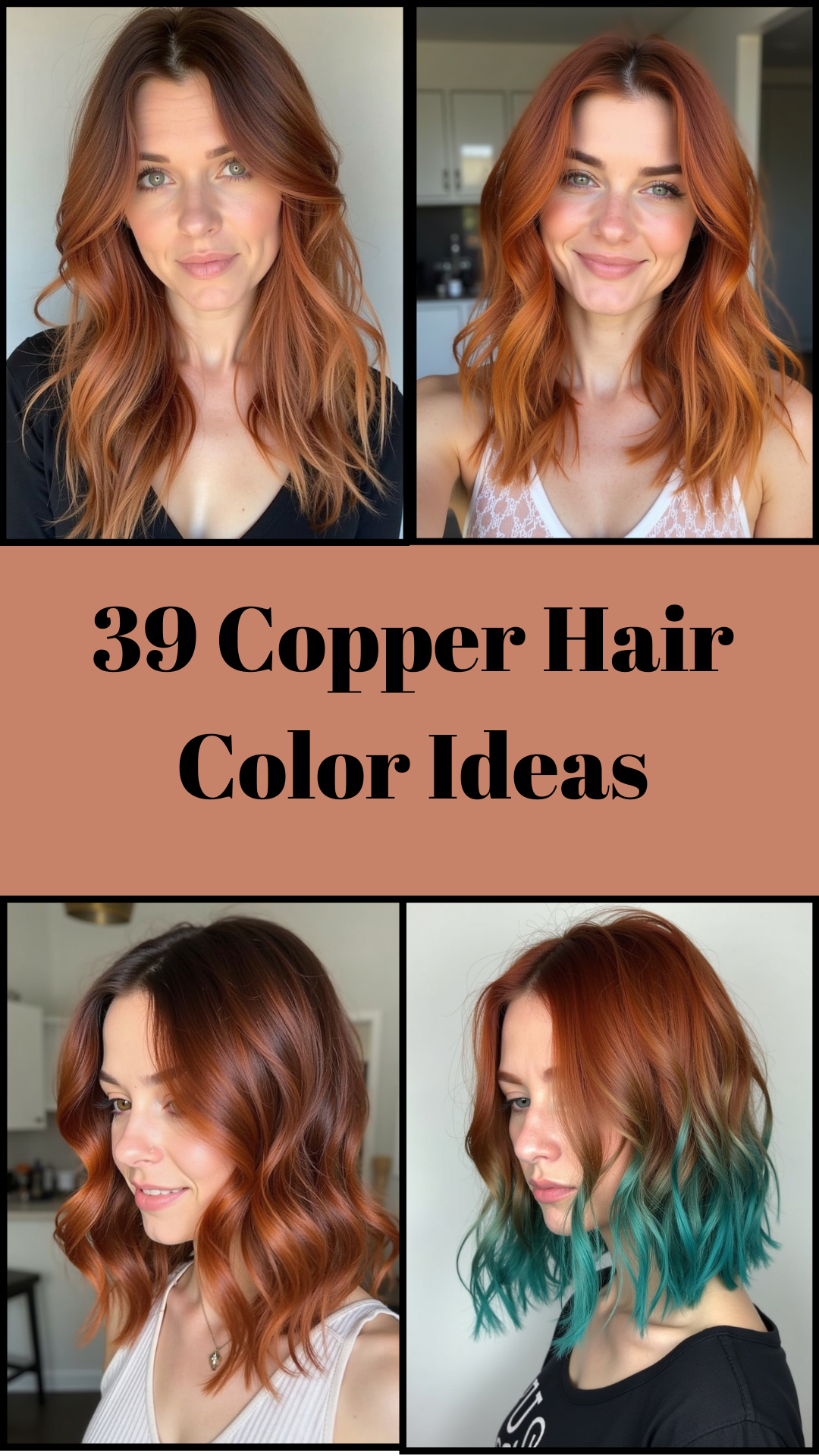 39 Stunning Copper Hair Color Ideas: Find Your Perfect Shade! - veiledstar