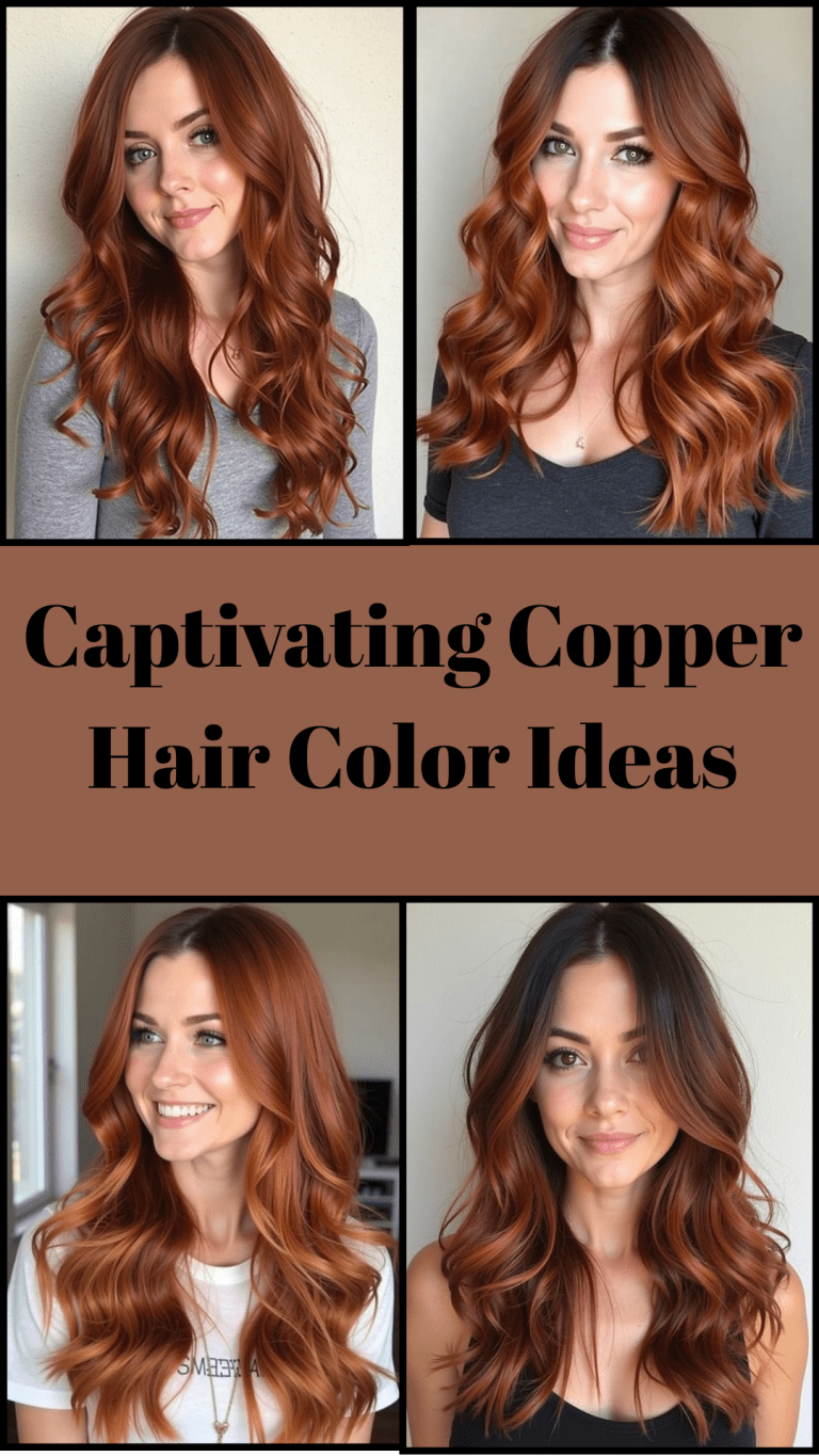 Captivating Copper Hair: 35+ Ideas for a Fiery & Flattering ...